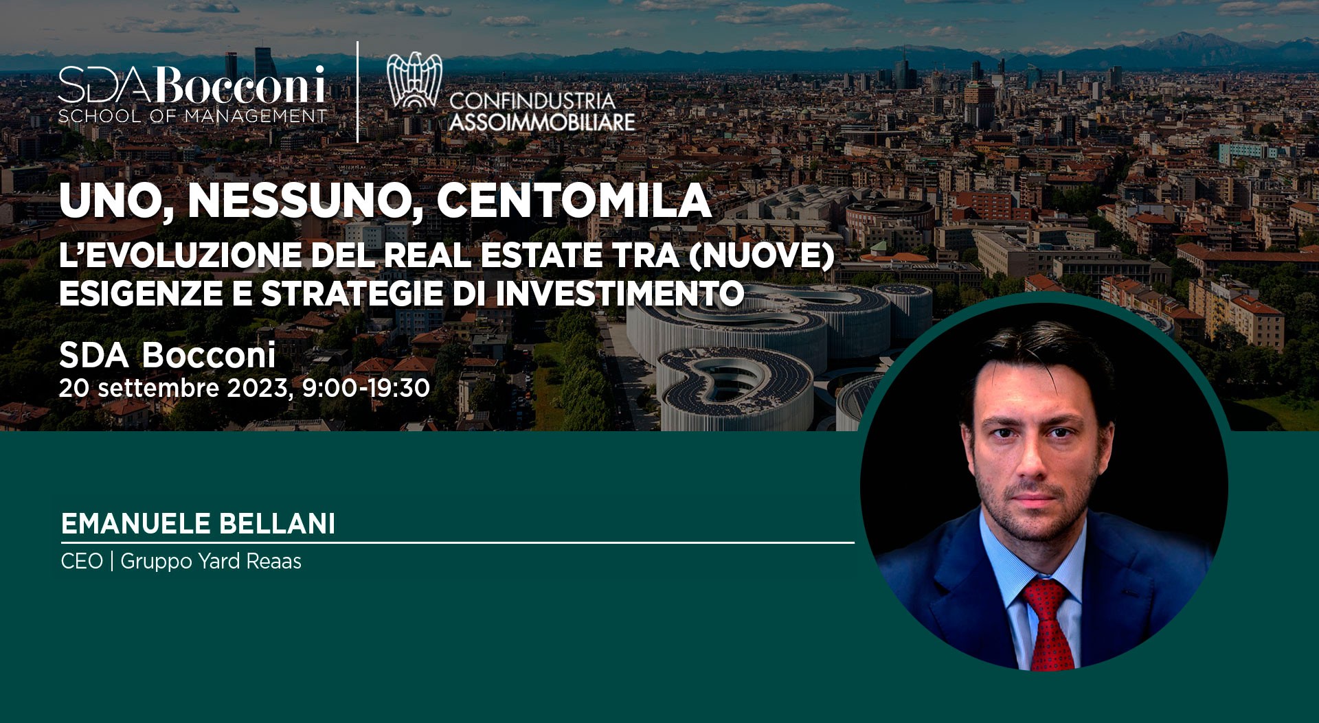 Emanuele Bellani ha partecipato come relatore alla conferenza di SDA ...